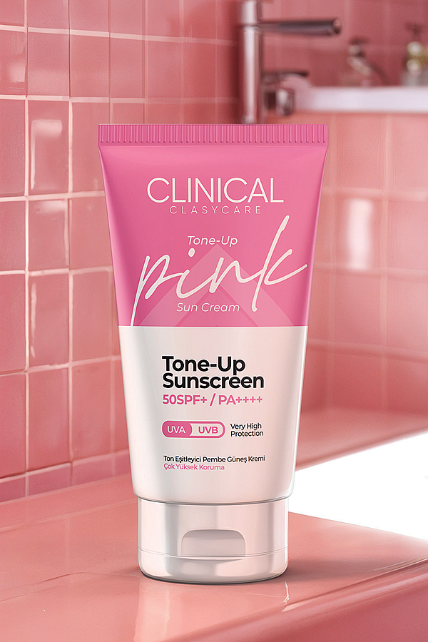 CLINICAL® Tone-up Pink SPF50+ Sunscreen Cream 50 ml – Clasy Care